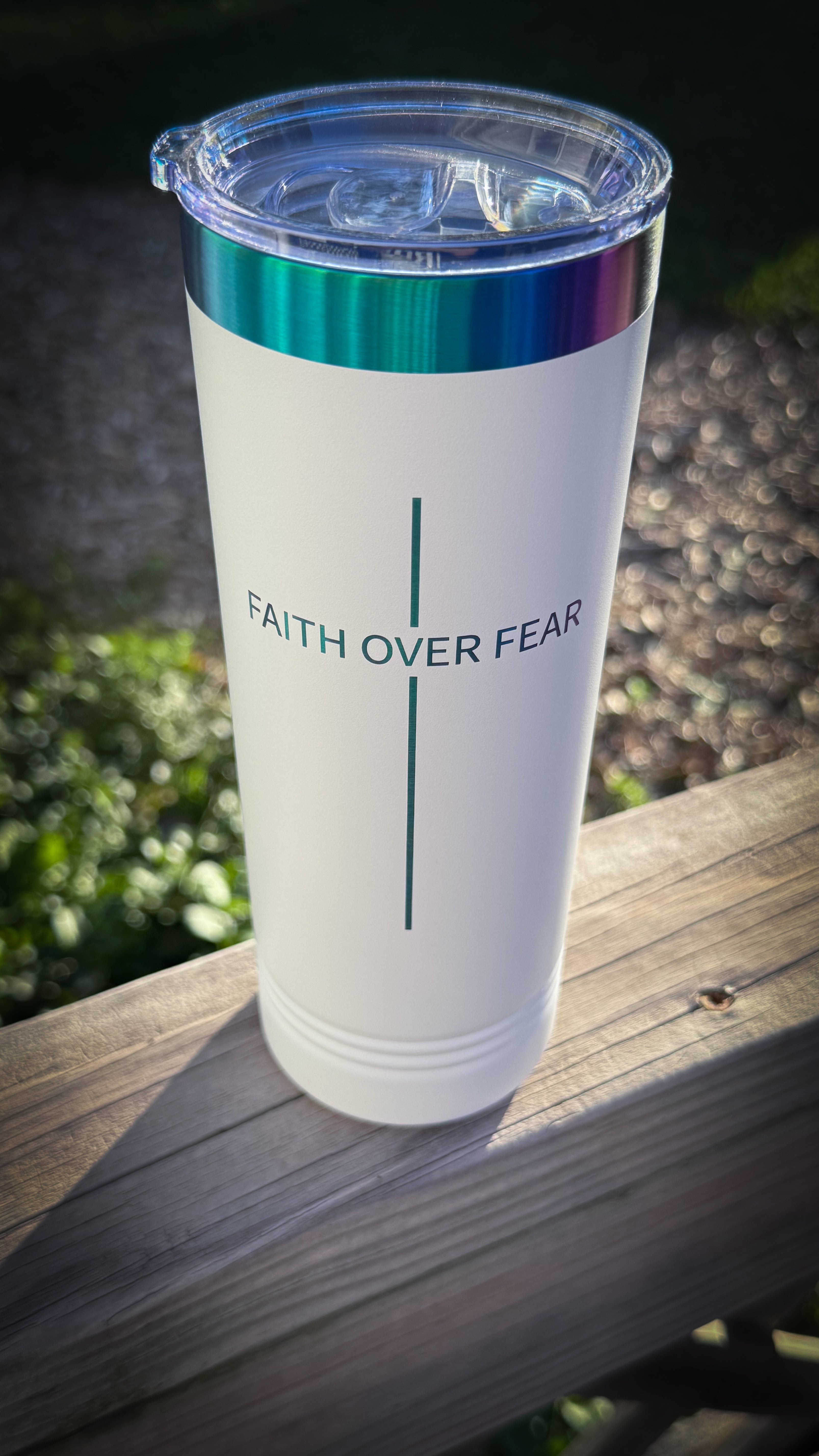 Faith Over Fear [22oz Skinny] – Forged Through Fire